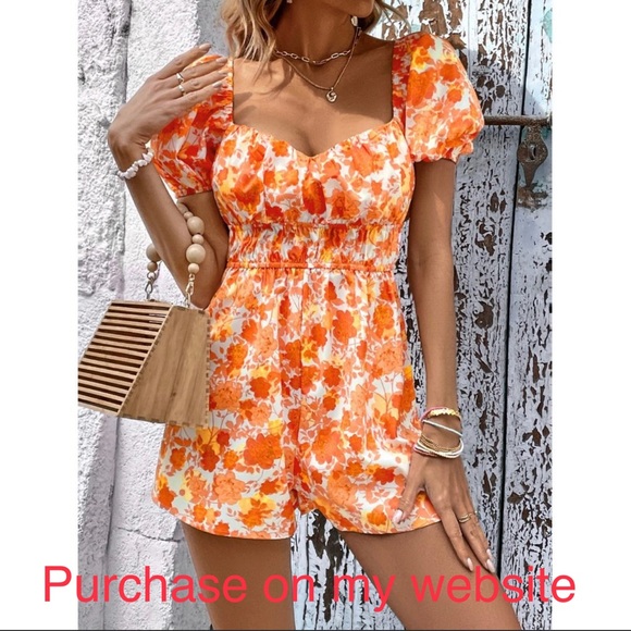 Zoetop Business Co Limited Dresses Flirty Floral Print Romper